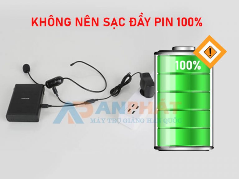 Cách bảo quản pin máy trợ giảng đúng cách thầy cô nên biết